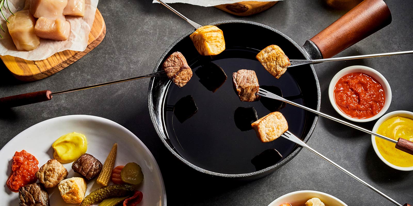 Fondue du Chef deluxe - for one - Slagerij van Melik Sittard